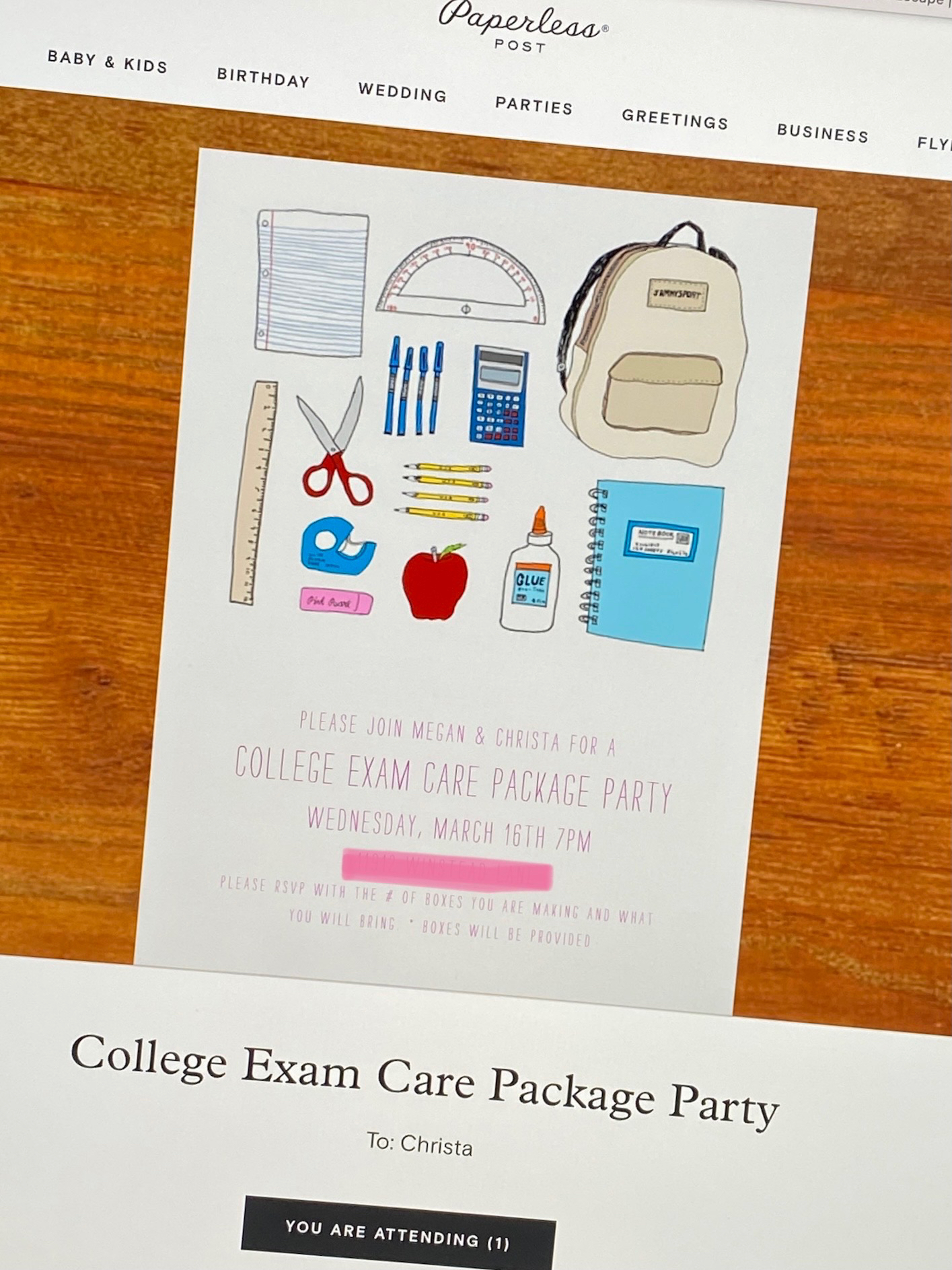 Hosting a Care Package Party - Style Among Friends