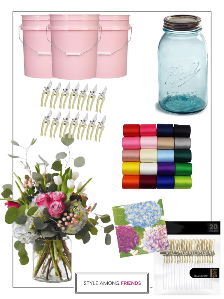 How to Host a Flower Arranging Party - Style Among Friends