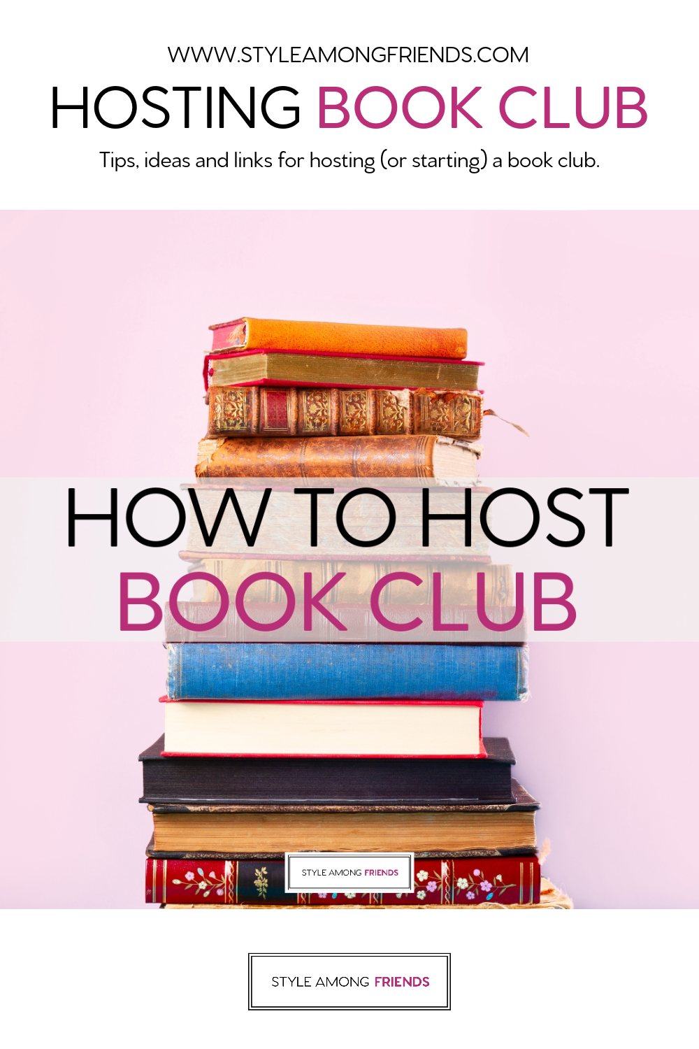 How to Host a Book Club with Your Friends - Style Among Friends