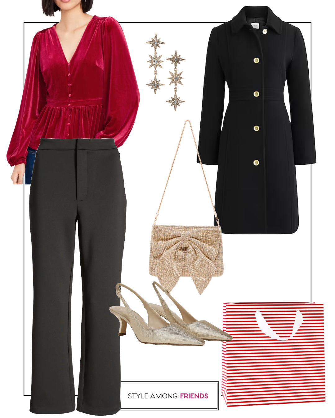 Holiday Outfit Ideas Using Items from Your Closet - Style Among Friends